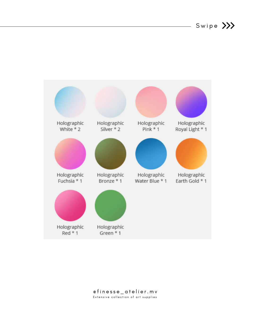 eTukuri - Products | Holographic adhesive vinyl