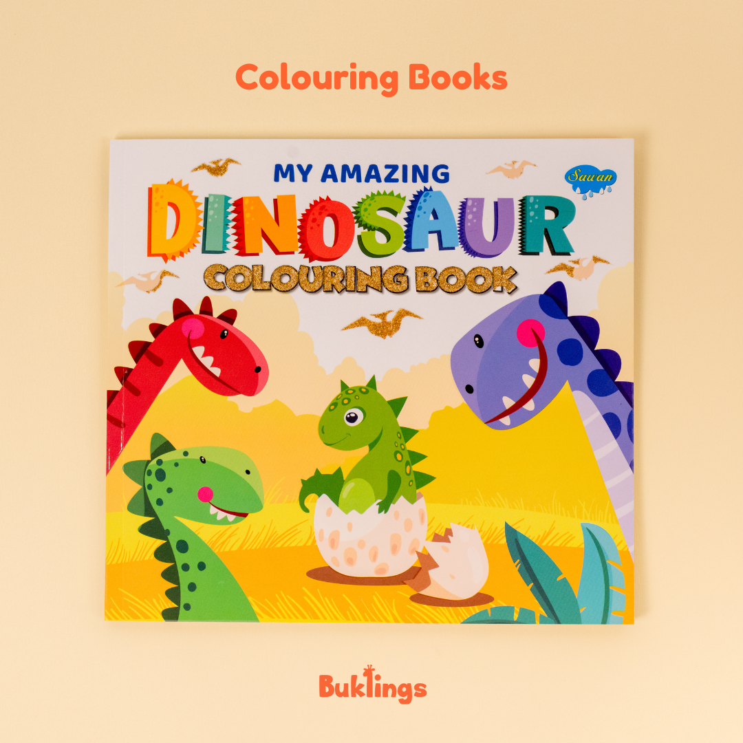 eTukuri - Products | My Amazing Dinosaur Colouring Book