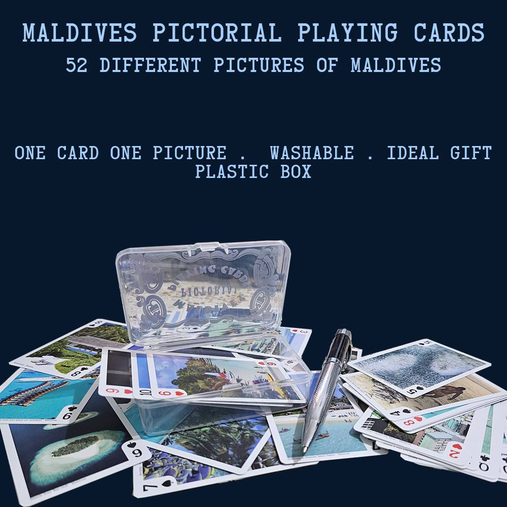 eTukuri - Products | MALDIVES PICTORIAL(PLASTIC) Playing Card pack