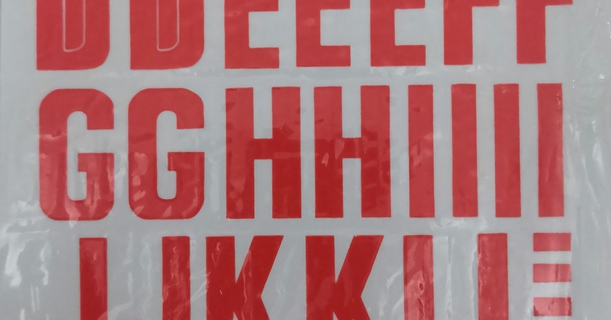 eTukuri - Products | Alphabet sticker