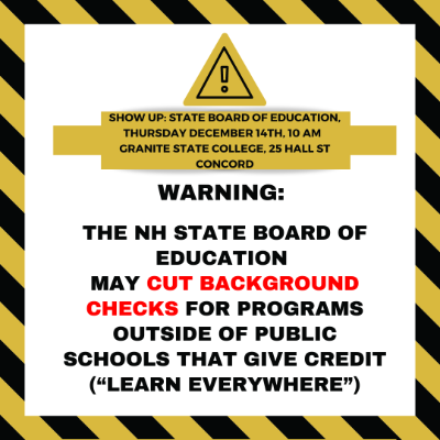 Learn Everywhere Must Ensure Student Safety | Granite State Progress