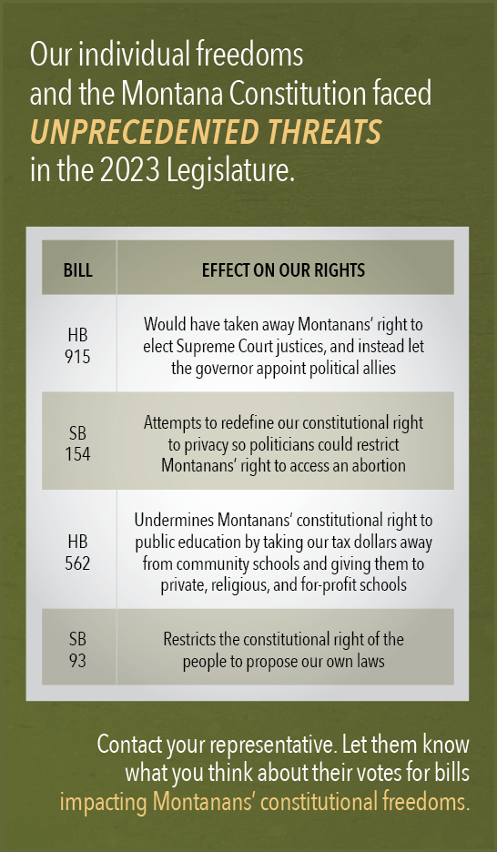 Tell Your Legislator: Protect our Constitutional Rights | Middle Fork ...