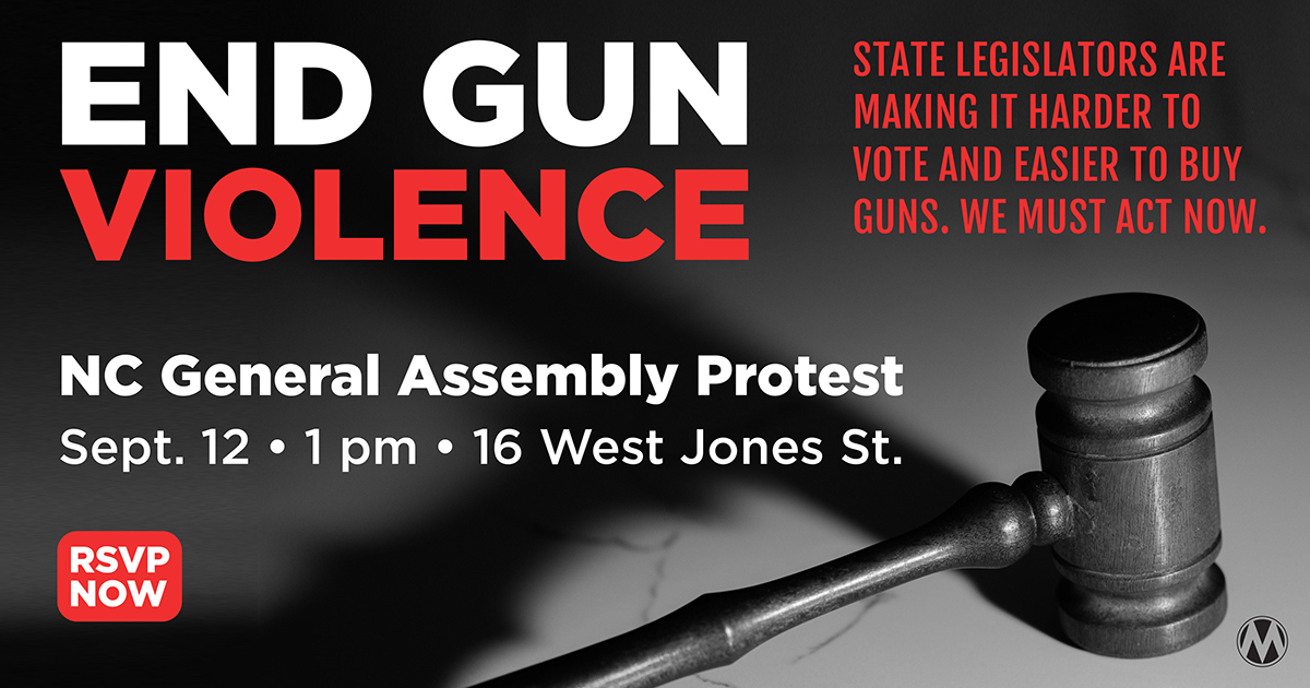 MomsRising.org | End Gun Violence Protest in Raleigh