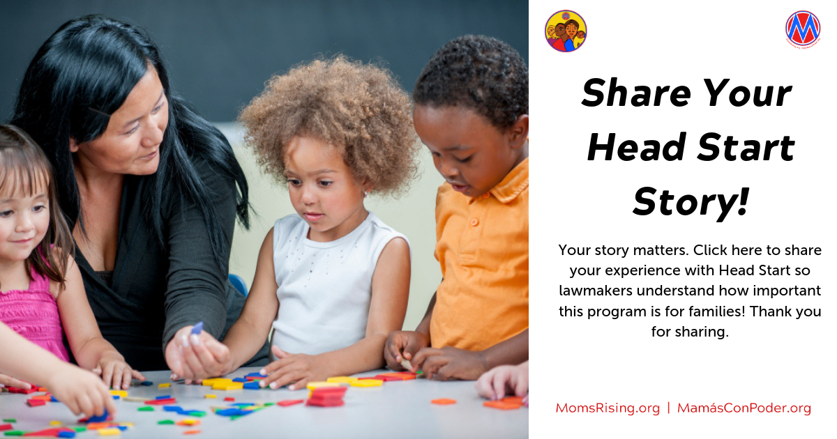 MomsRising.org | Share your Head Start experience with MomsRising!