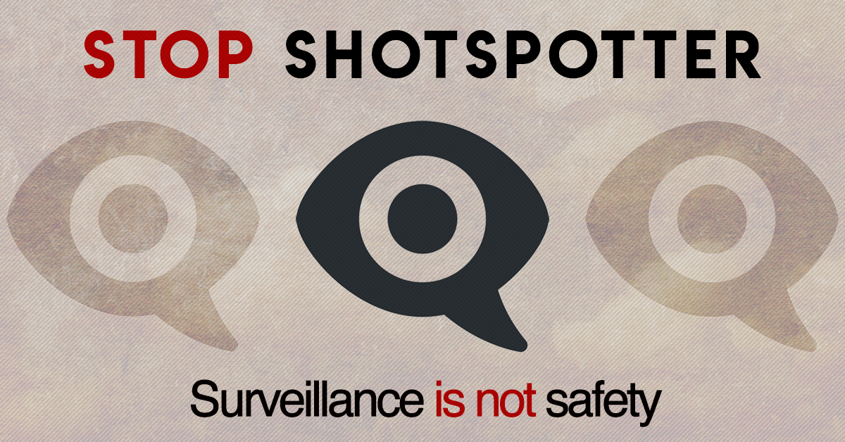 Stop ShotSpotter: Surveillance Is Not Safety | MPower Change