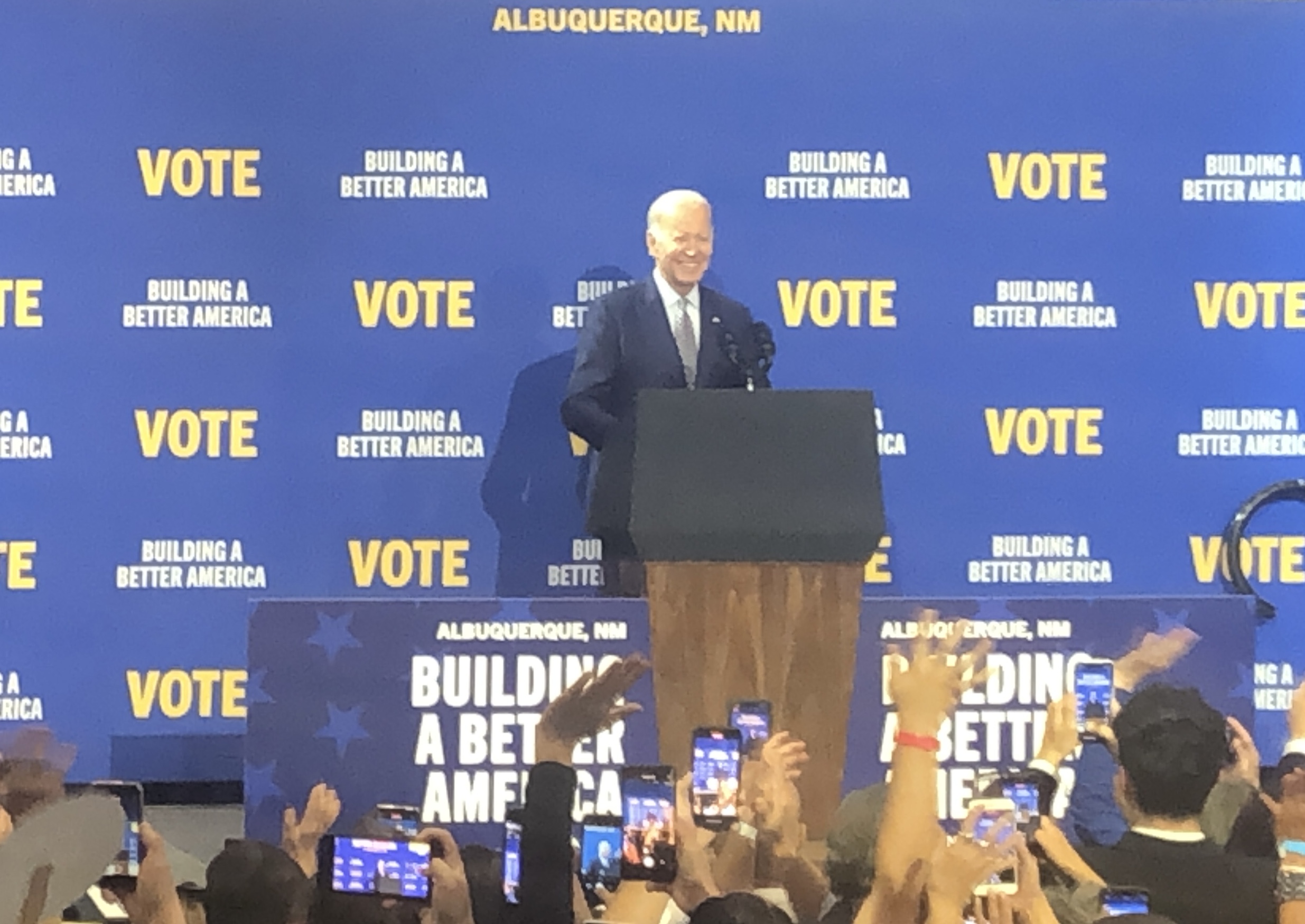 Biden stumps for Lujan Grisham in ABQ stop | NM Political Report