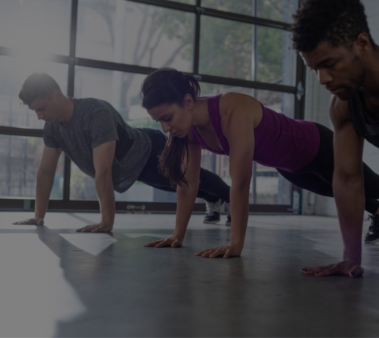 Photo of people in plank position