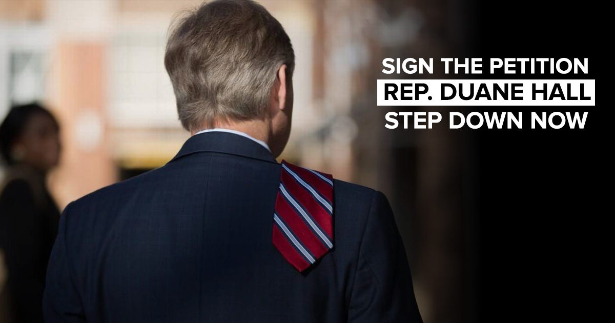 Tell NC House Rep. Duane Hall: Enough is enough. Step down NOW ...