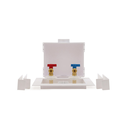 38531 - Oatey 38531 - QUADTRO Washing Machine Outlet Box 1/4 Turn Brass ...