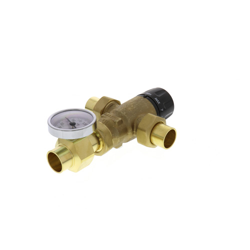 521519A - Caleffi 521519A - 3/4" Sweat MIXCAL 3-Way Thermostatic Mixing ...