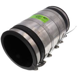 Fernco Cast Iron Couplings - Cast Iron To PVC Coupling - PVC to Cast ...