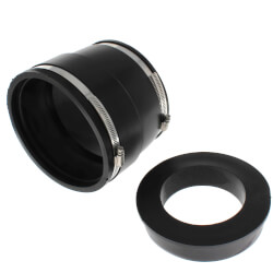 Fernco Corrugated Pipe Couplings - ADS Coupling - Hancor Pipe to PVC ...