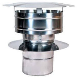 Venting Rain Cap - ZVent - Double Wall Rain Cap - Rain Caps ...