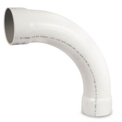 Sch 40 Sweep Elbow - PVC Sch 40 1/4 Bends - Schedule 40 Sweep Elbows ...
