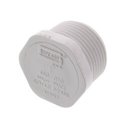 PVC Plugs - PVC Plug - SCH 40 Plug - SupplyHouse.com