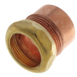 Copper DWV Trap Adapters - Copper Fittings - Copper Drain Fittings ...