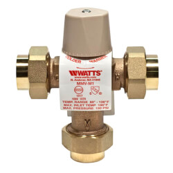 Watts Mixing Valves , Watts MMV Mixing Valves , Watts MMV Thermostatic ...