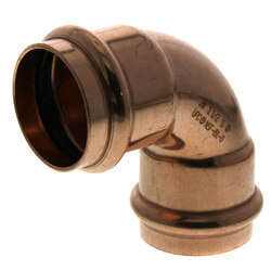 Copper Press 90 Elbows - JW Press Elbows - JW Press Fittings ...