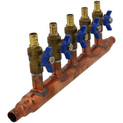 Crimp Style Manifolds , Copper Valved Manifolds , HydroPEX Copper ...