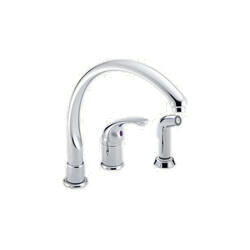 172-WF - Delta 172-WF - Single Handle Faucet with Spray - Chrome