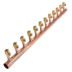 ProPEX Copper Manifolds , Wirsbo ProPEX , PEX Plumbing , Copper ...