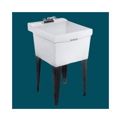 M18W - Mustee M18W - Durastone Utilatub Laundry/Utility Tub - Wall Mount