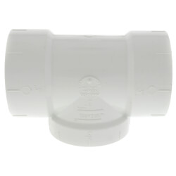 Cleanout Tee, PVC DWV Cleanout Tee, DWV Cleanout Tee - SupplyHouse.com