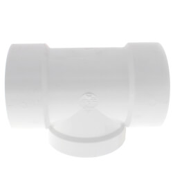 Cleanout Tee, PVC DWV Cleanout Tee, DWV Cleanout Tee - SupplyHouse.com