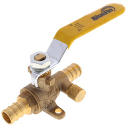PEX Ball Valves with Drain - PEX to PEX Ball Valves - PEX Plumbing ...