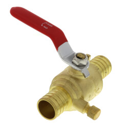 PEX Ball Valves with Drain - PEX to PEX Ball Valves - PEX Plumbing ...