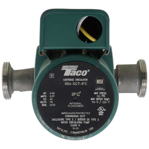 006-SC7-IFC - Taco 006-SC7-IFC - 006-IFC Stainless Steel Circulator ...