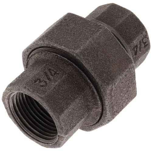 0417702 - Wal-rich 0417702 - 3/4" Black Malleable Iron Insulated Union