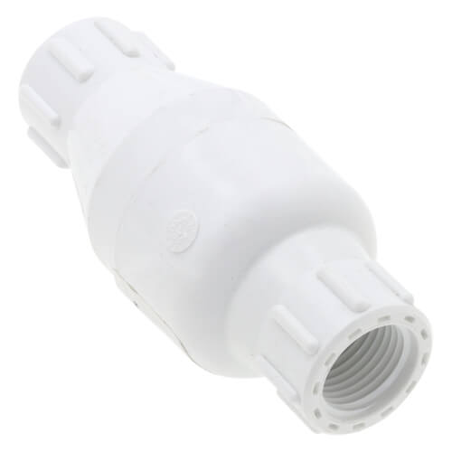 1001-05 - NDS 1001-05 - 1/2" IPS PVC Spring Check Valve w/ 1/2# Spring ...