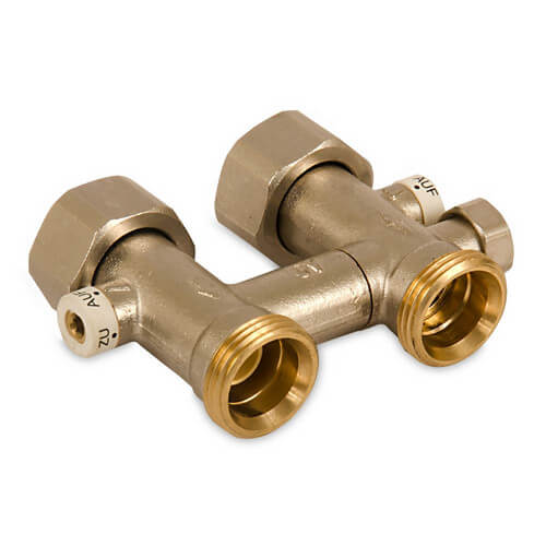 1016311 - Buderus 1016311 - Radiator Straight Diverter Valve