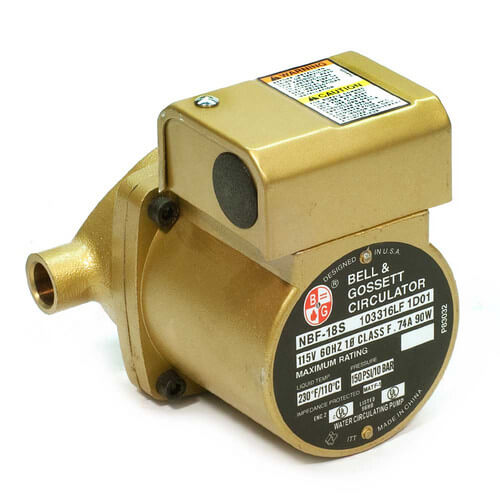 103316 - Bell & Gossett 103316 - 1/25 HP, NBF-18S Bronze Circulator Pump