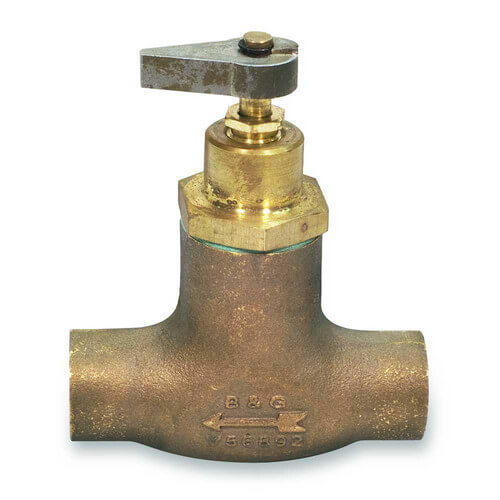 107024 - Bell & Gossett 107024 - 3/4" Sweat Bronze Straight Flow Control
