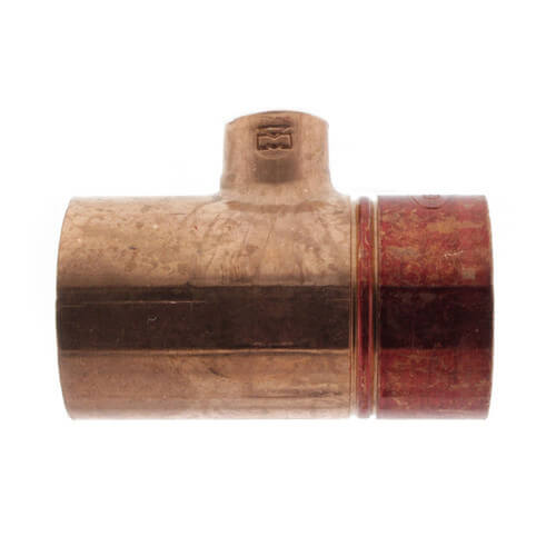108122 - Bell & Gossett 108122 - 1-1/4" x 1/2" Copper Red Ring Monoflo Tee