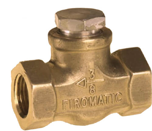 12409 - Firomatic 12409 - 1/4" FPT Inline Check Valve