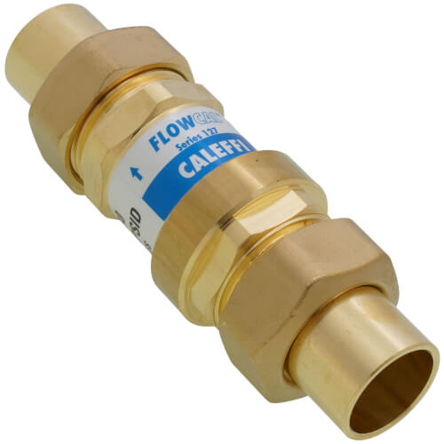 127359AF2G0 - Caleffi 127359AF2G0 - 3/4" Sweat FlowCal Automatic Flow ...