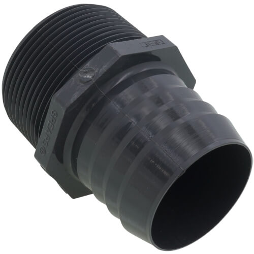 1436-025 - Spears 1436-025 - 2-1/2" PVC Barbed Insert Male Adapter ...