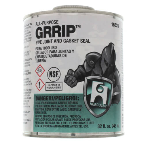 15525 - Hercules 15525 - Grrip Thread Sealant (32 oz.)