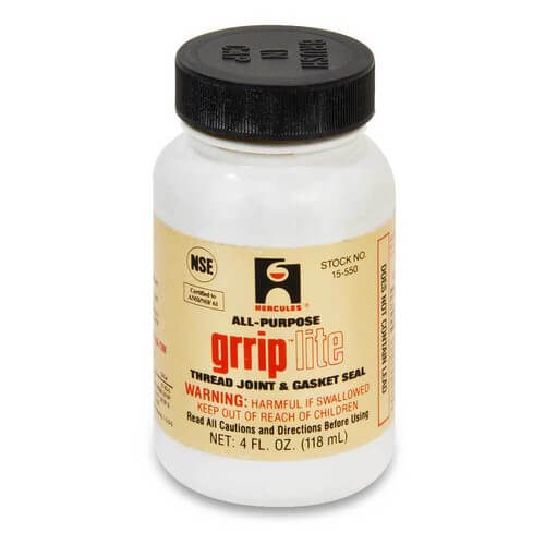 15550 - Hercules 15550 - Grrip Lite Thread Sealant - 1/4 pt.