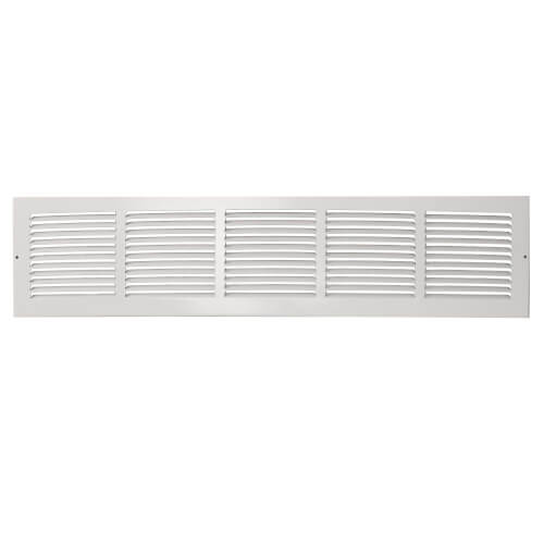 16434 - Hart & Cooley 16434 - 30" x 6" White Baseboard Return Air ...