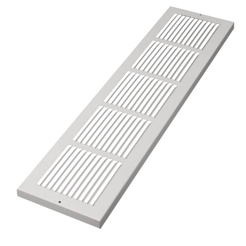16434 - Hart & Cooley 16434 - 30" x 6" White Baseboard Return Air ...