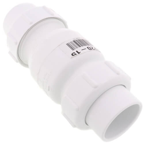 1720-20 - NDS 1720-20 - 2" IPS PVC White True Union Swing Check Valve ...