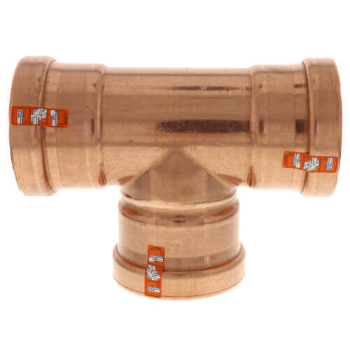 20708 - Viega 20708 - 4" ProPress XL-C Copper Tee (Lead Free)