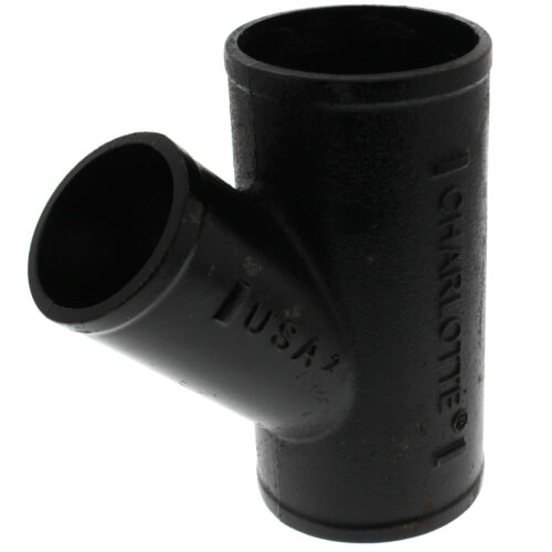 221316 - NewAge Casting 221316 - 3" x 2" Imported No Hub Cast Iron Wye