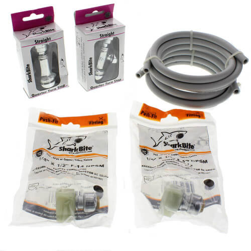 23388 - SharkBite 23388 - SharkBite Faucet Kit w/ Straight Stop
