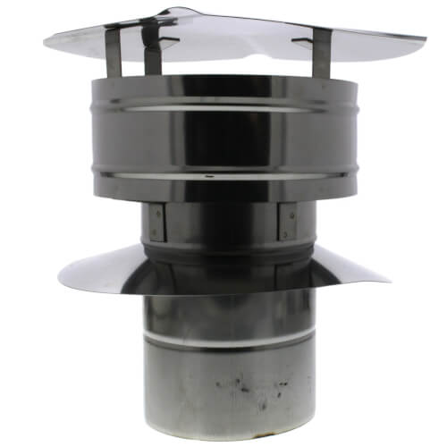 2SVSRPKF04 - Z-FLEX 2SVSRPKF04 - 4" Z-Vent Flat Roof Vertical Vent Kit
