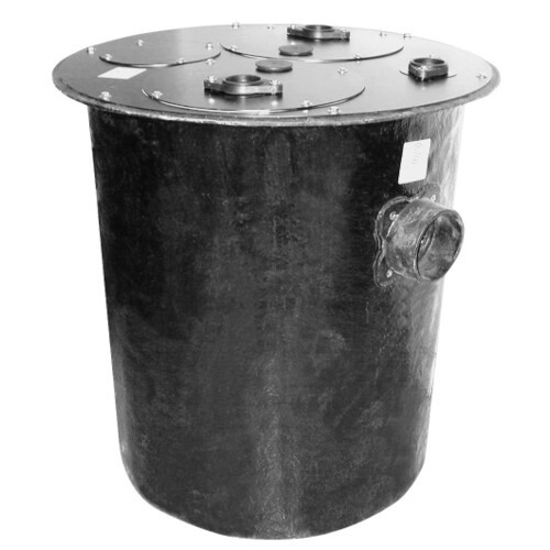 31-0048 - Zoeller 31-0048 - 36" Duplex Polyethylene Basin w/ 4" Cast ...